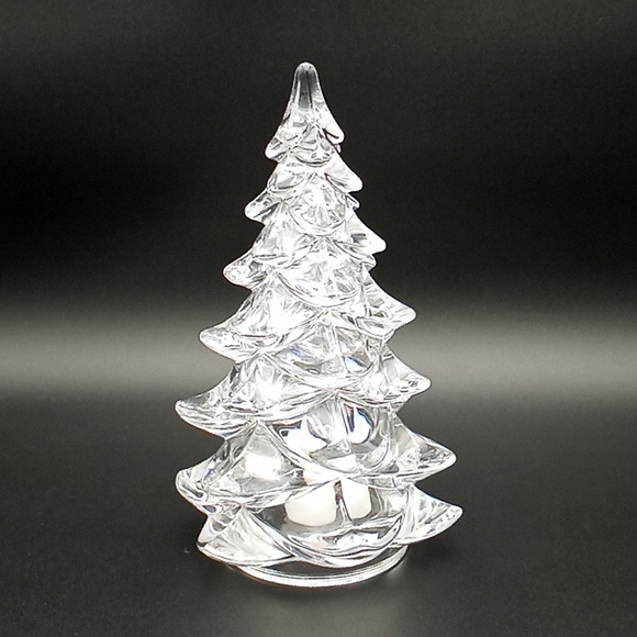 Vintage | Holiday | Vintage Art Glass Crystal Tree The Toscany ...